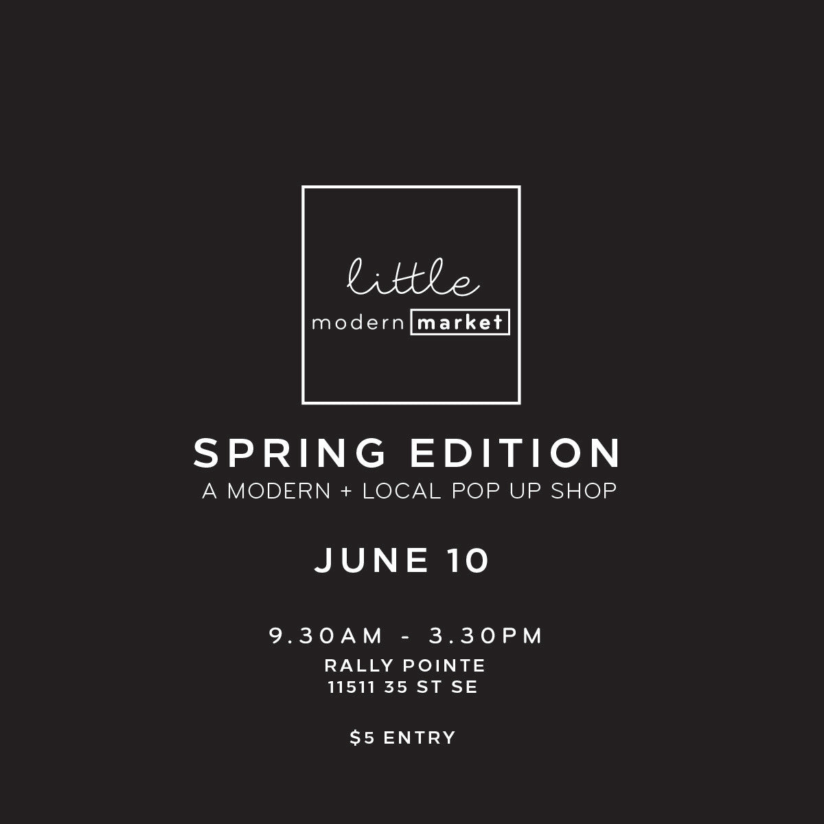 Little Modern Market Pop-Up June 10th! | Oak + Tonic